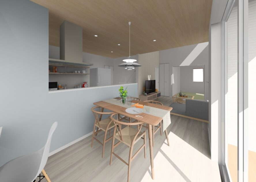 あなたはこっち、私はこっち 運命が分かれる？2way動線玄関プラン【4LDK 38.08坪 東（西）玄関】 - フクトリの間取り紹介