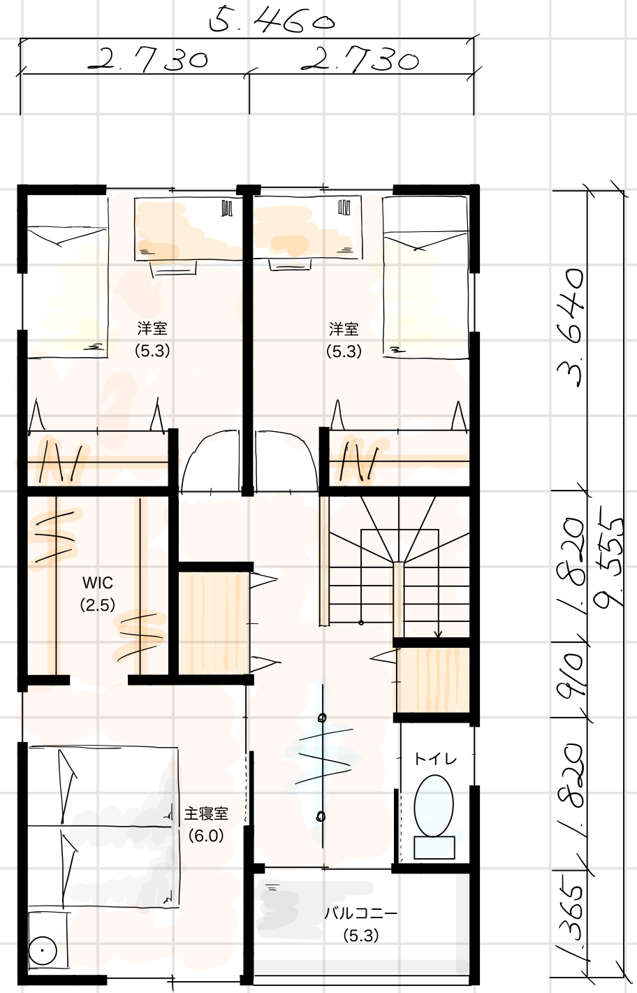 30坪以下で21帖LDKを実現！満足度高めの狭小間口プラン - フクトリの間取り紹介