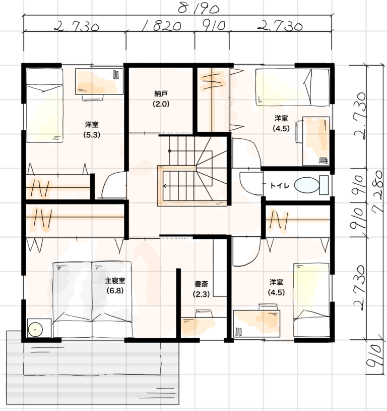 4LDK欲しい人 これ選んでおけばとりあえず正解プラン - フクトリの間取り紹介